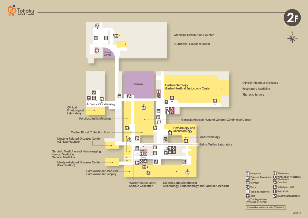Floor Map | Tohoku University Hospital