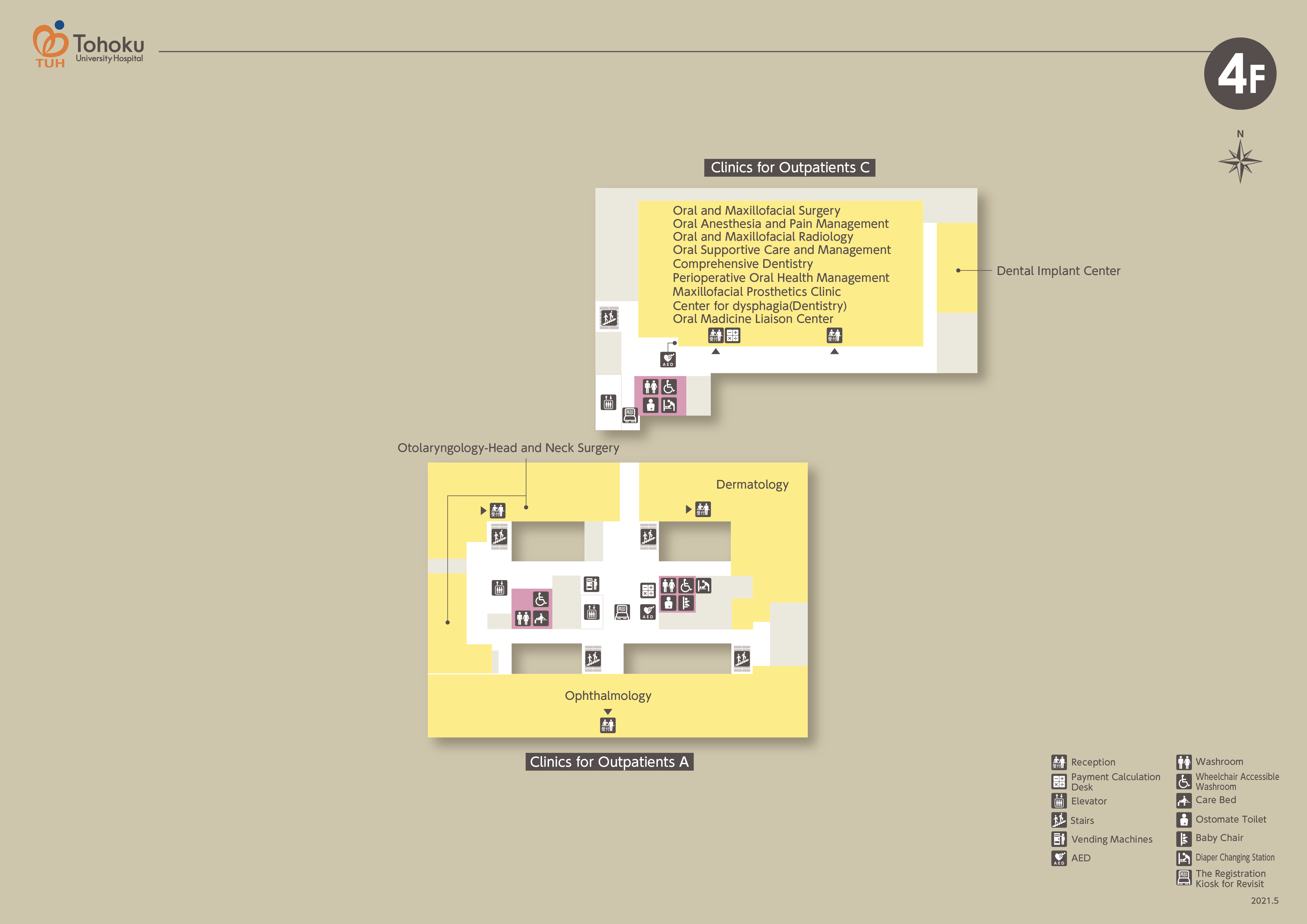 Floor Map | Tohoku University Hospital