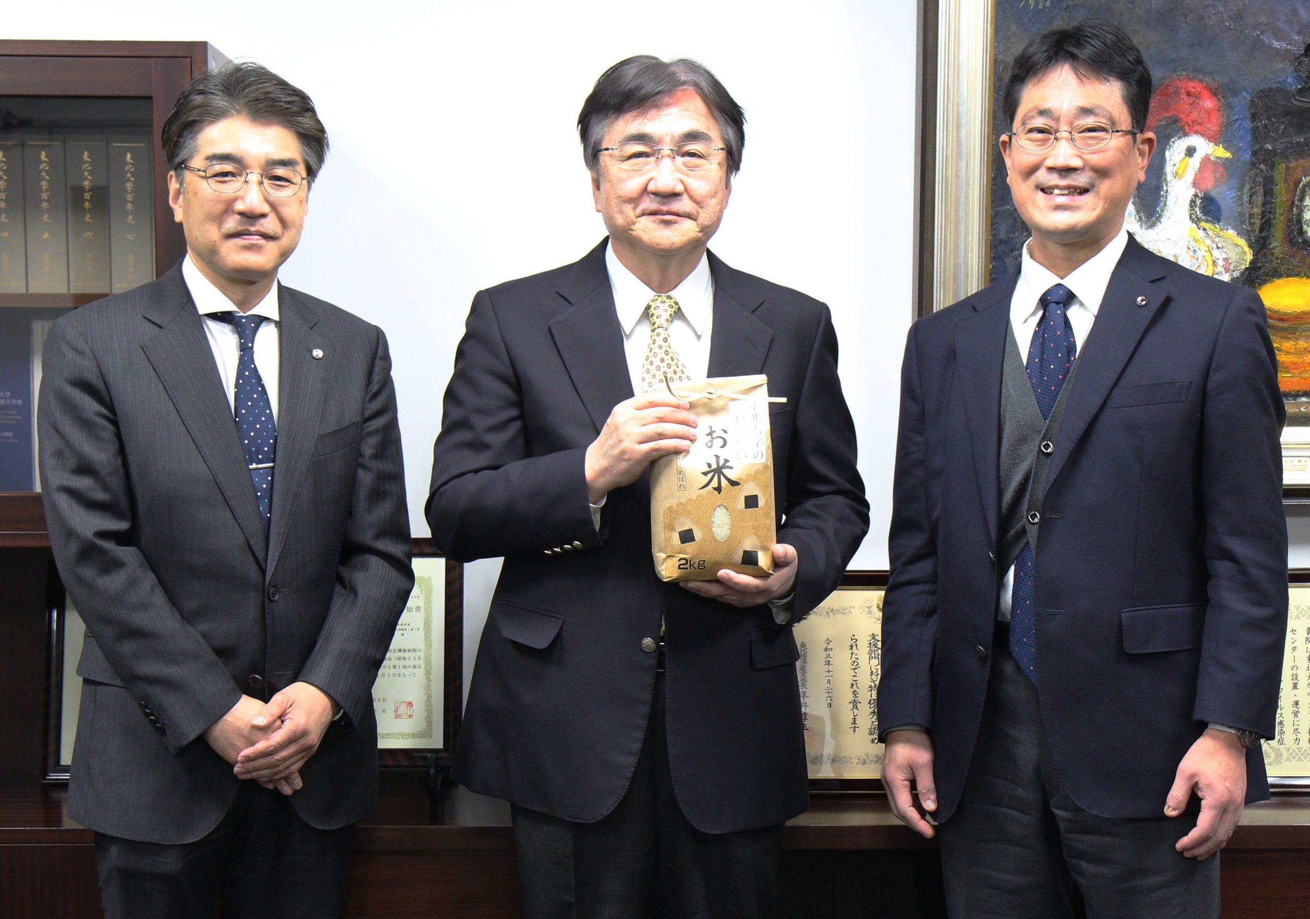 東北大学大学院農学研究科長・農学部長の北澤 春樹教授らが来訪されました - 東北大学病院